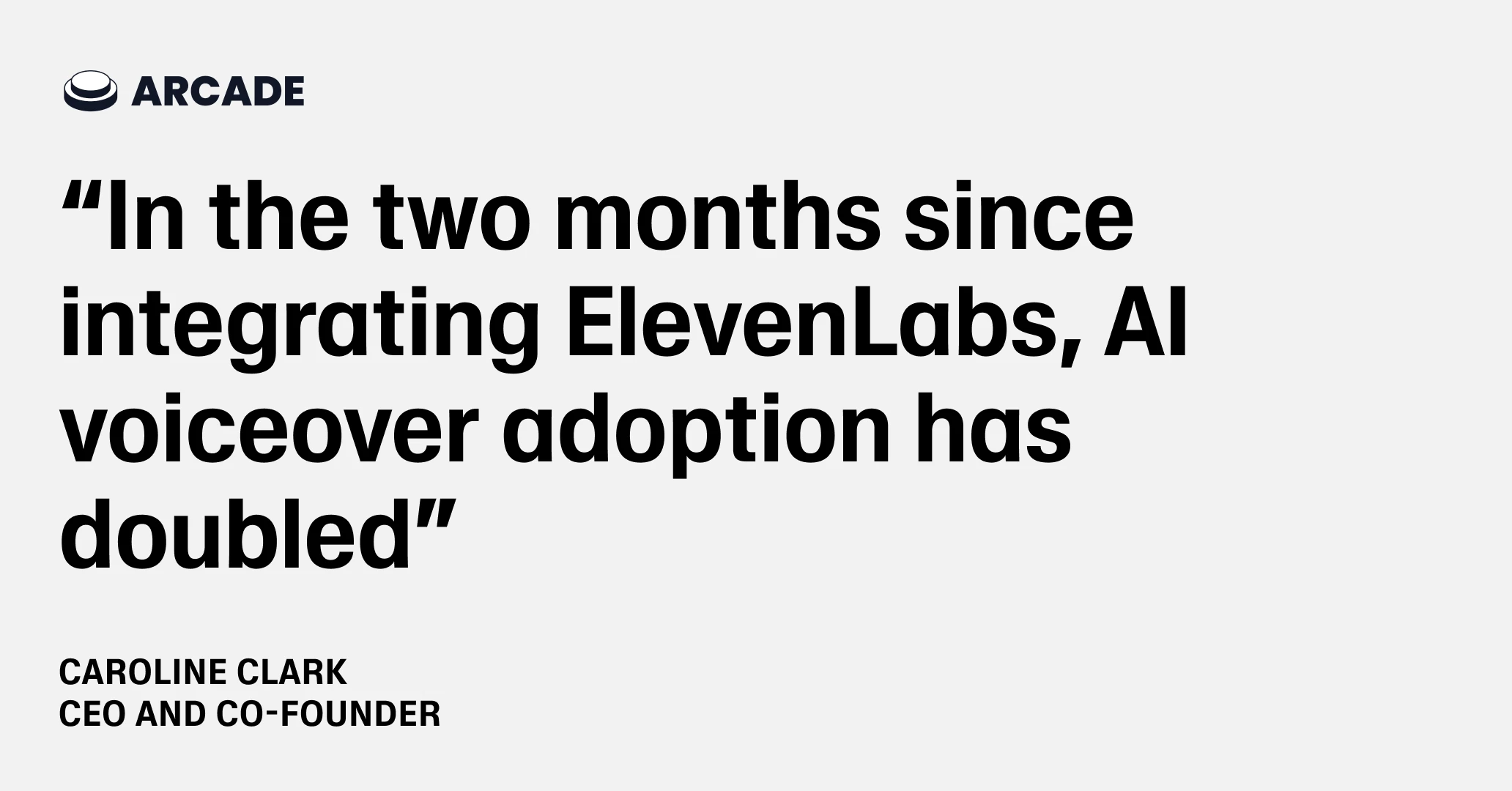 Arcade uses ElevenLabs to bring interactive demos to life