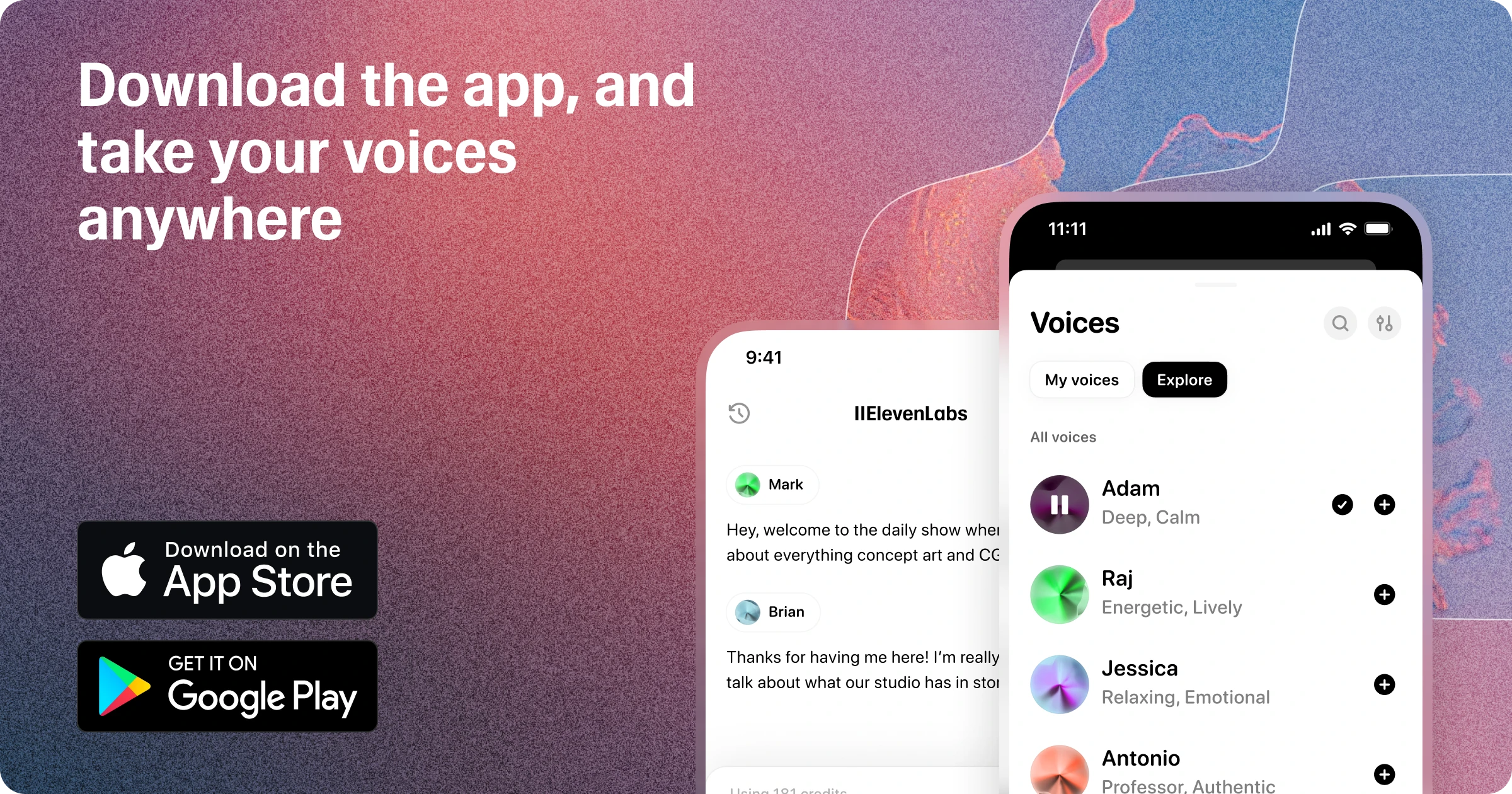 ElevenLabs Mobile App – AI Text to Speech on iOS & Android
