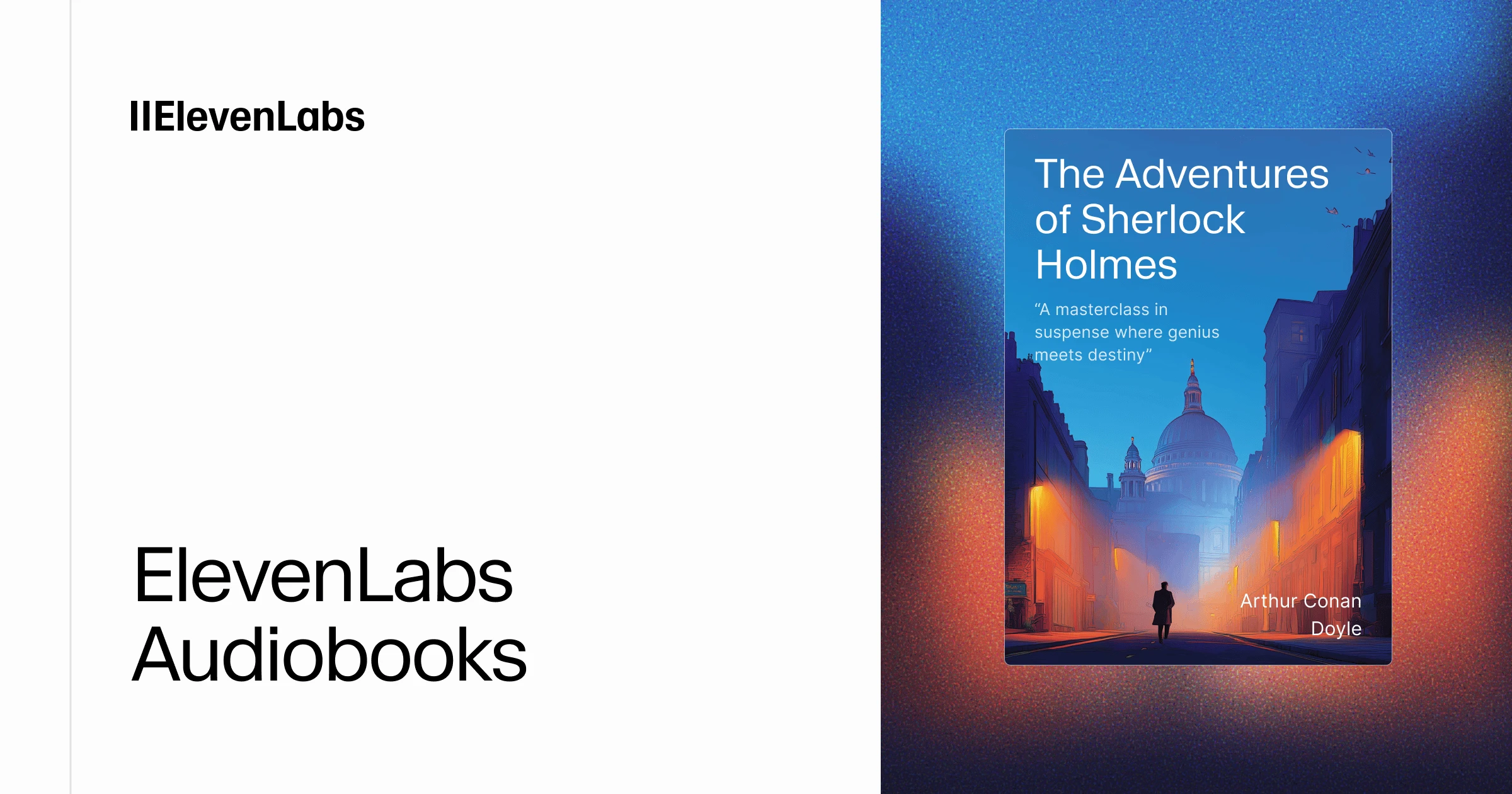 Create studio-quality audiobooks with ElevenLabs