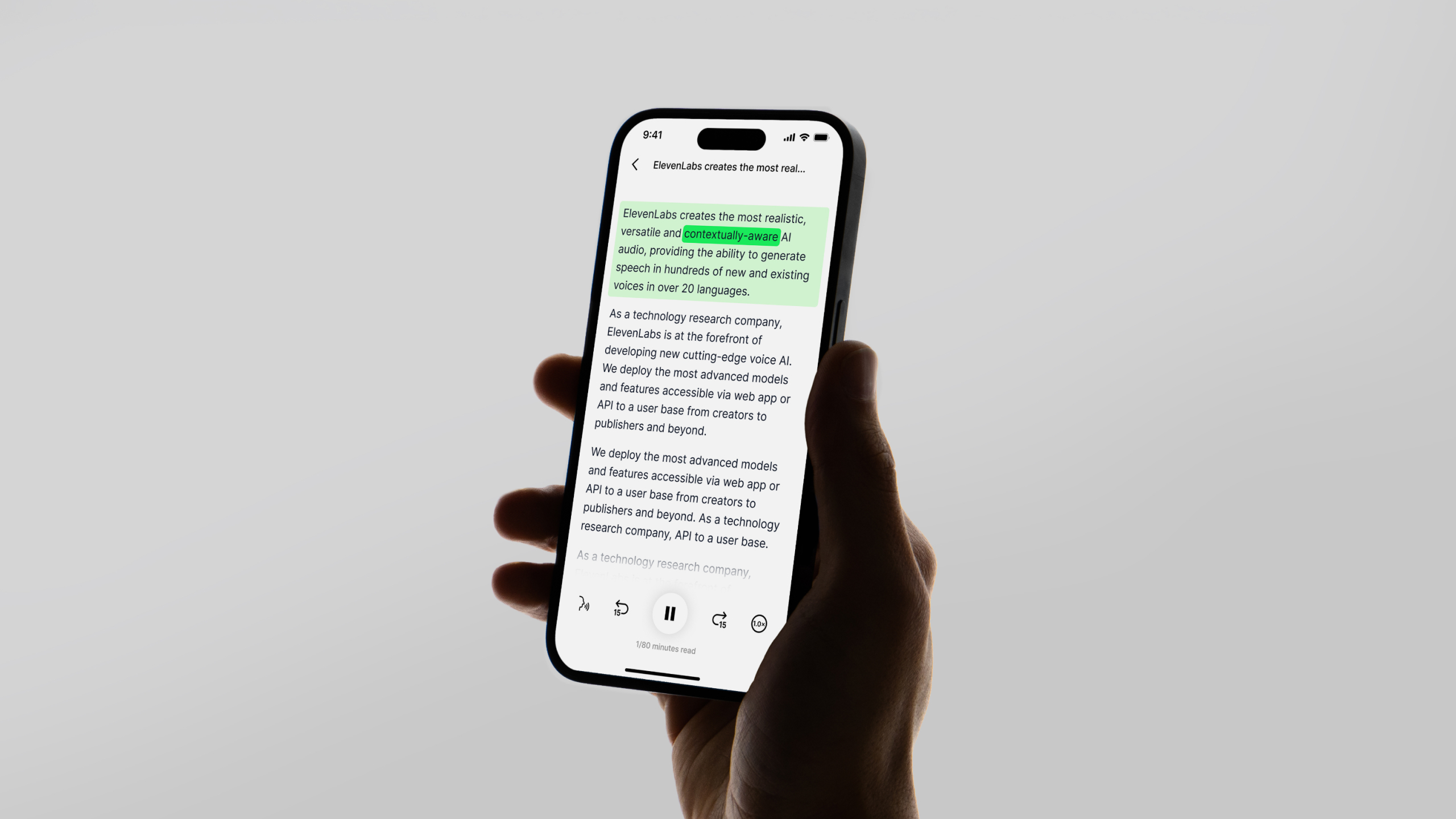 ElevenLabs — The top 5 apps that read out text | ElevenLabs