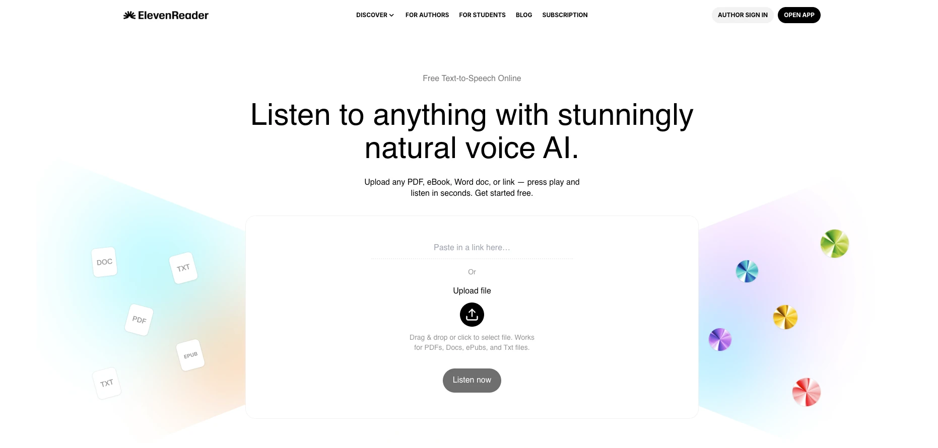 Read Aloud & Read Text Out Loud – A Free Tool for Any Document ...